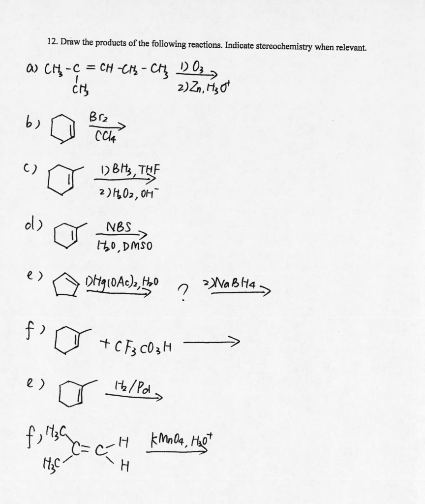 11. Propose a mechanism, using curved arrows to show | Chegg.com
