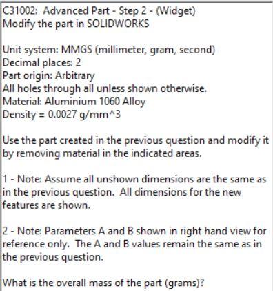 Solved C31002: Advanced Part - Step 2 - (Widget) Modify the | Chegg.com