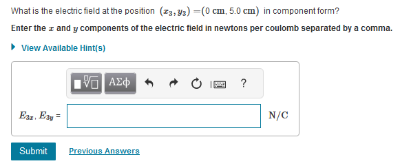 Solved A −12nC charge is located at (x,y)=(1.0 cm,0 cm).What | Chegg.com