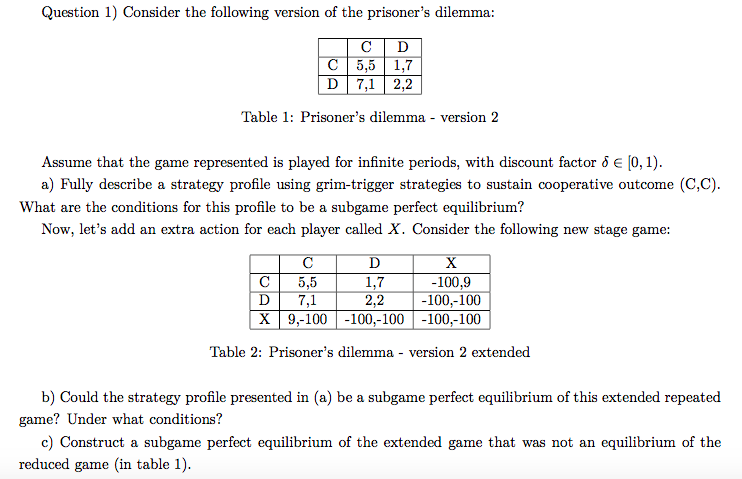 Solved Question 1) Consider the following version of the | Chegg.com
