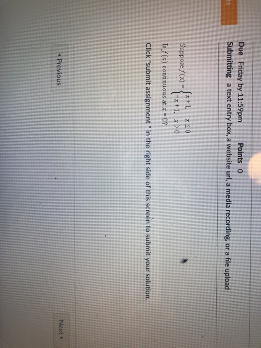 Solved Due Friday by 11:59pmPoints o Submitting a text entry | Chegg.com