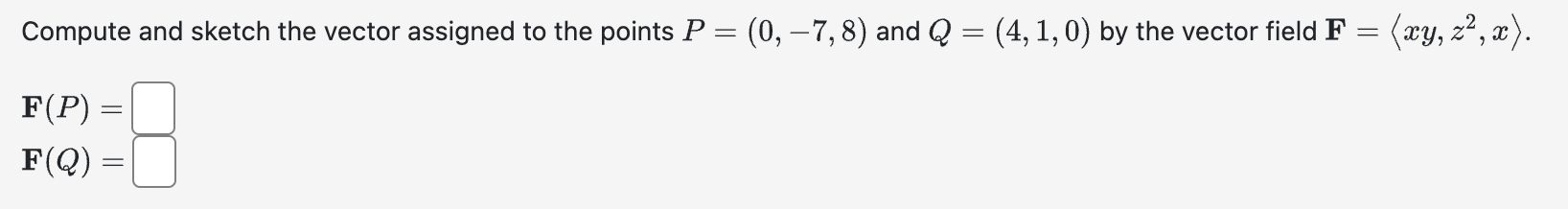 Solved Compute and sketch the vector assigned to the points | Chegg.com
