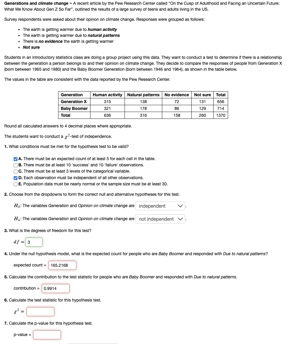 Solved Need Help On Parts 4 5 6 And 7 The Ones In The 