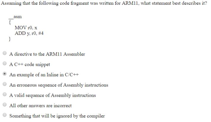 Solved Assuming that the following code fragment was written | Chegg.com