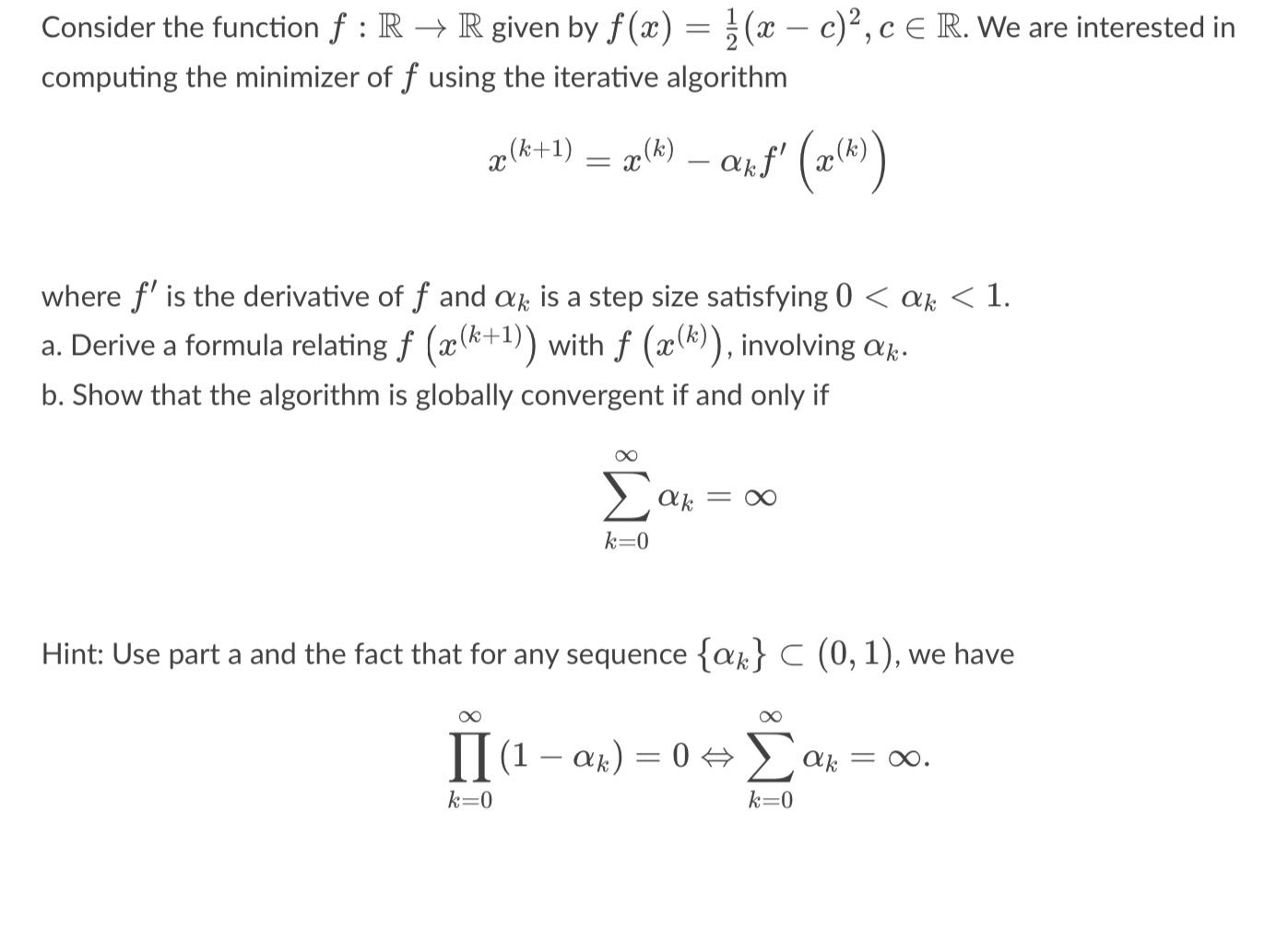 Solved Consider The Function Fr→r Given By 