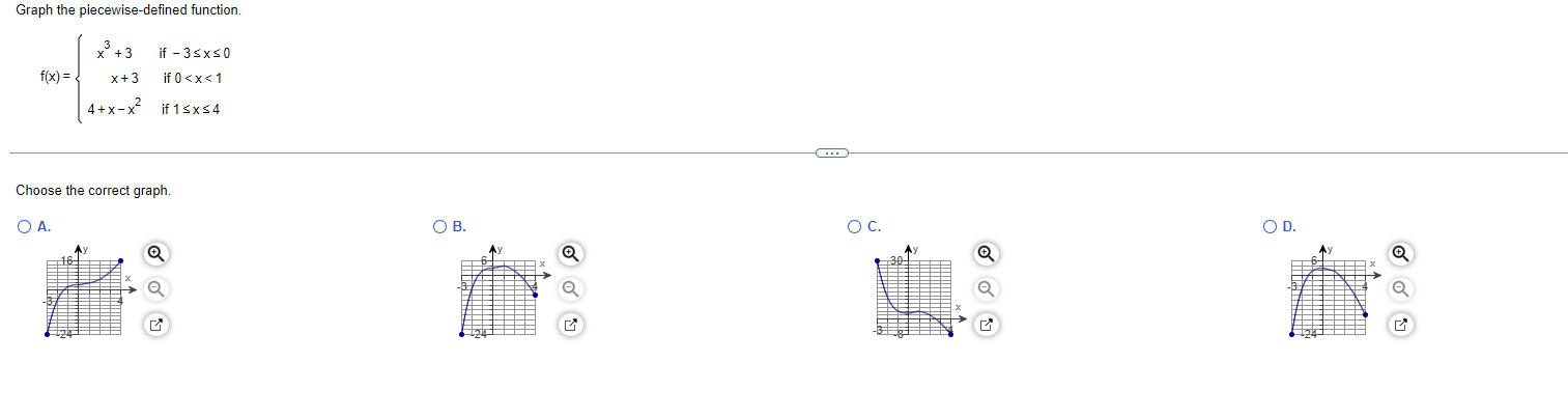 Solved Graph the piecewise-defined function. | Chegg.com