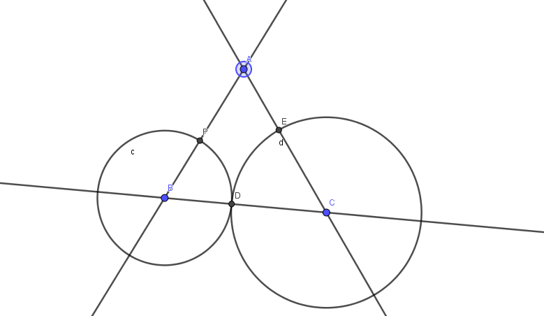 Solved Construct a certain circle: Begin with three | Chegg.com