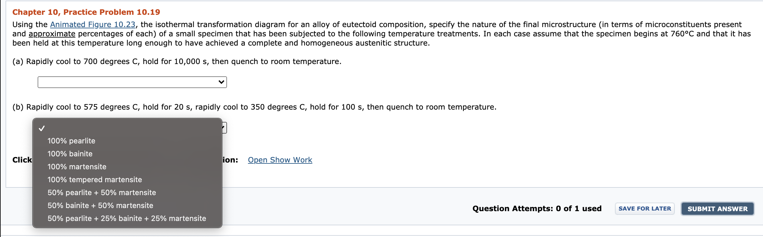 Solved Chapter 10, Practice Problem 10.19 Using the Animated | Chegg.com