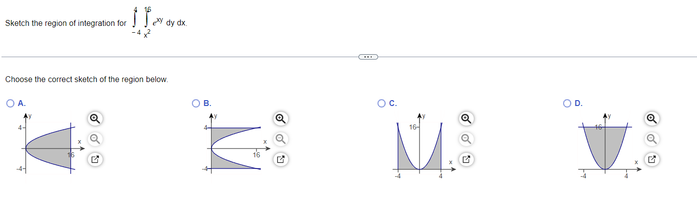 Solved Sketch the region of integration for | Chegg.com