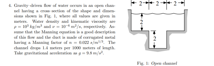 Solved 1+ 2+2--2- 4. Gravity-driven flow of water occurs in | Chegg.com