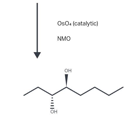 Solved OsO4 (catalytic) NMODraw the starting structure that | Chegg.com