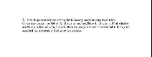 Solved Question 1 1. Consider inserting data with integer | Chegg.com