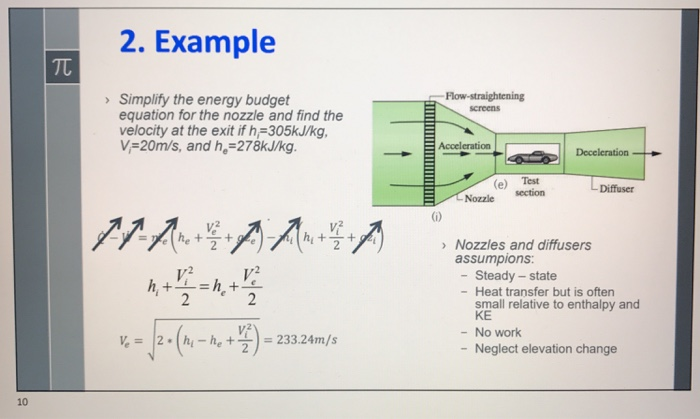 Solved 2. Example 兀 Simplify the energy budget equation for | Chegg.com