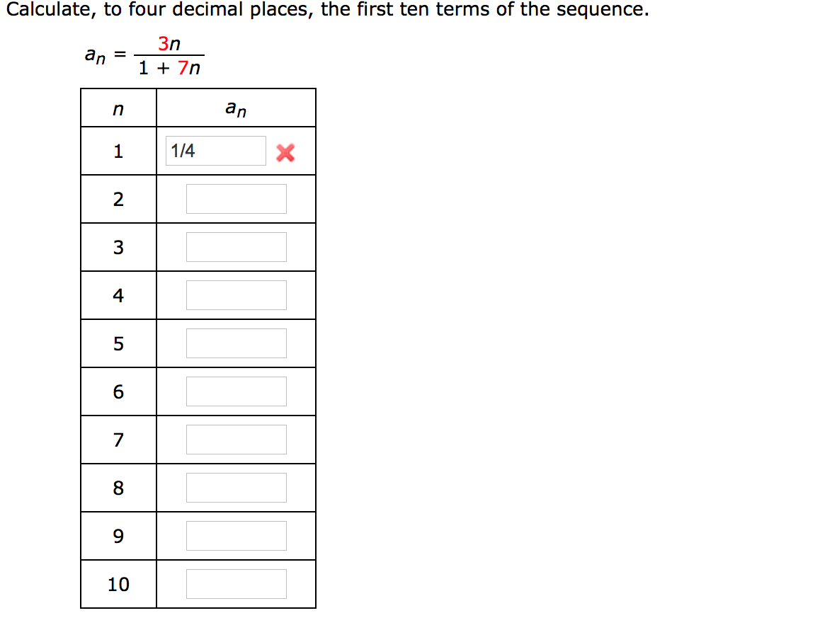 Solved Find The First Six Terms Of The Recursive Sequence