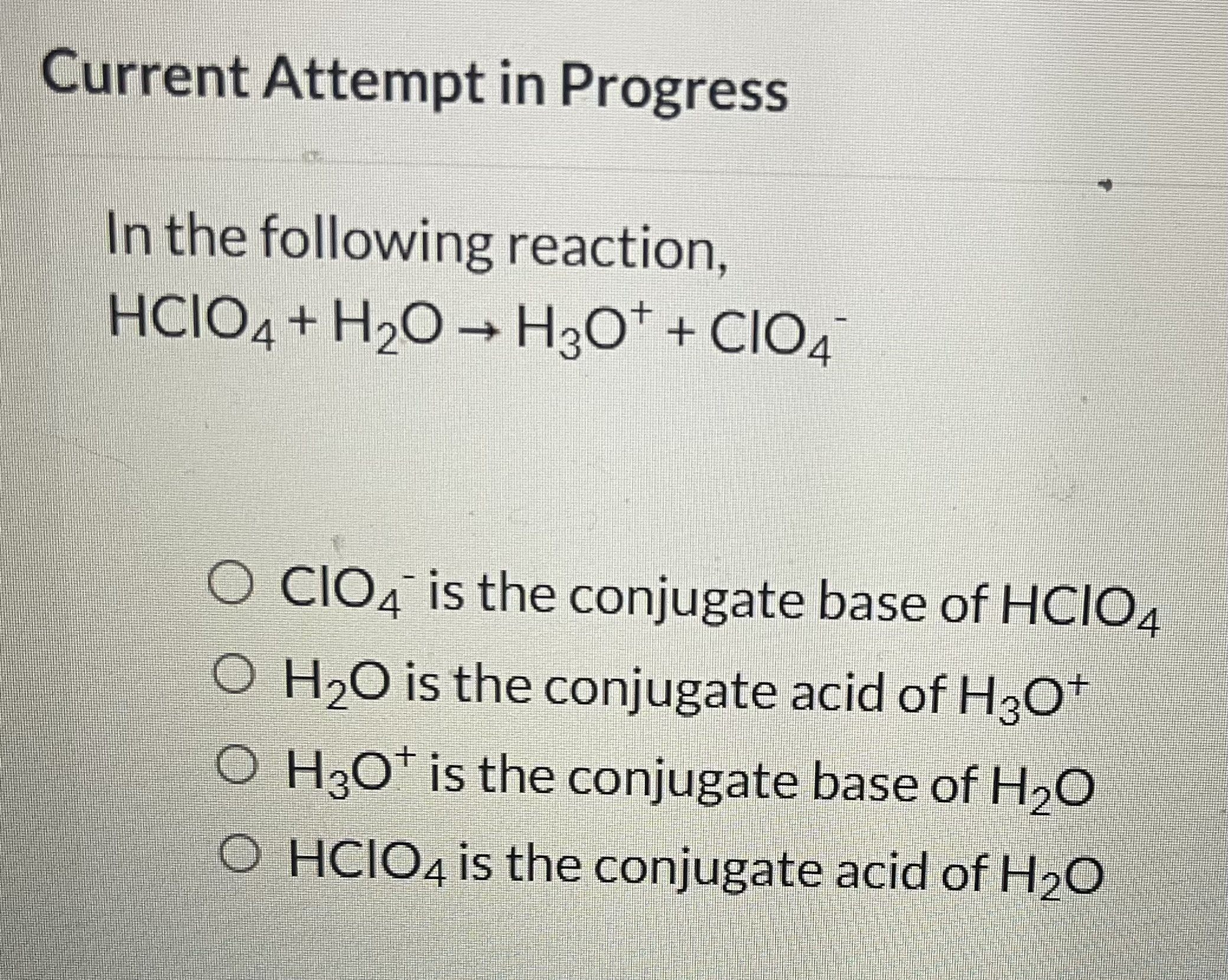 Solved Current Attempt in Progress In the following | Chegg.com