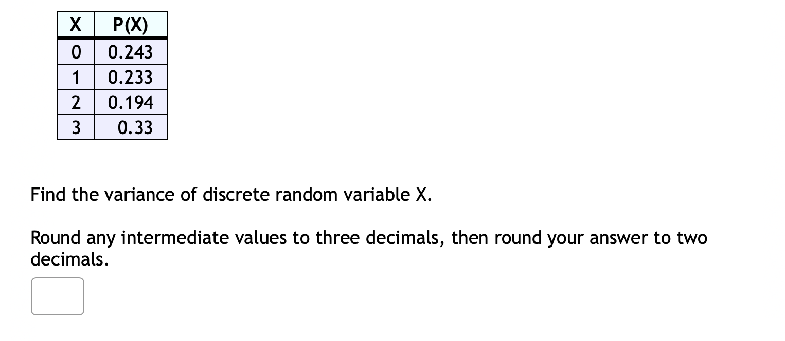Solved Find σ. Round any intermediate values to three | Chegg.com