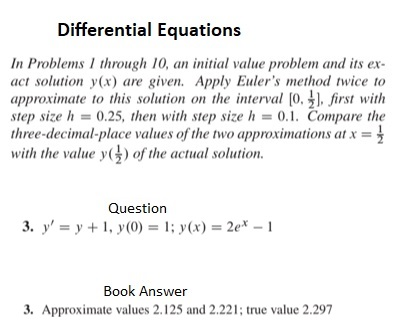 Solved Differential Equations In Problems 1 through 10, an | Chegg.com
