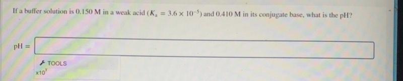 Solved If a buffer solution is 0.150 M in a weak acid (K, = | Chegg.com