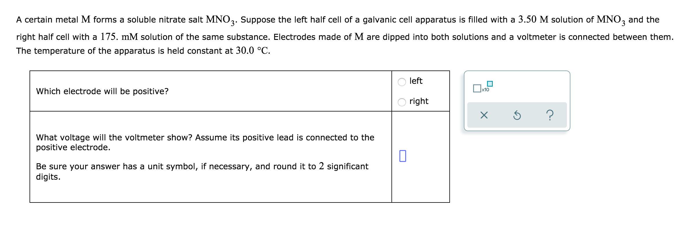 Solved A certain metal M forms a soluble nitrate salt MNO2. | Chegg.com