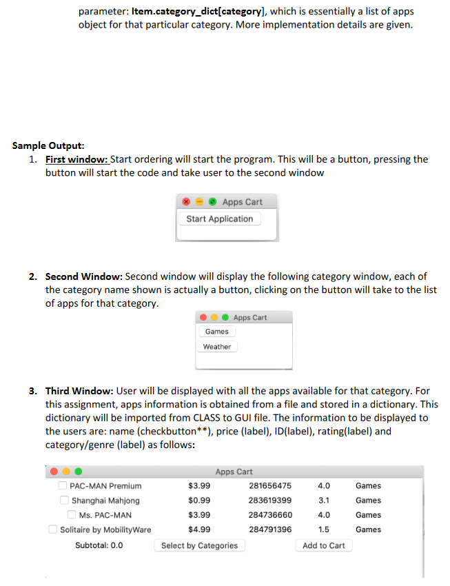 Solved Topics: Python GUI Problem Statement: The purpose | Chegg.com
