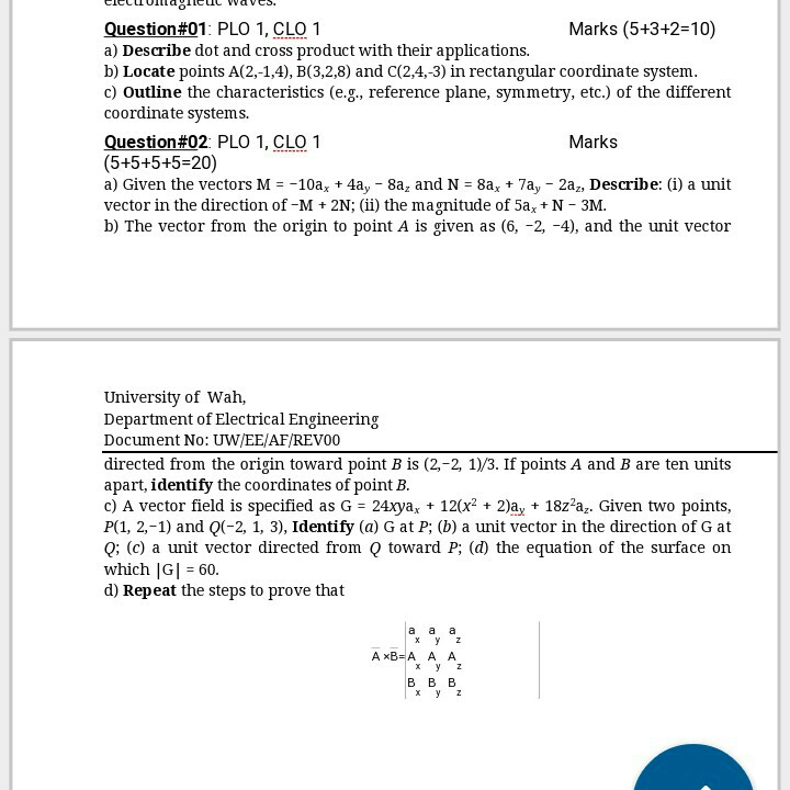 Solved Marks (5+3+2-10) Question#01: PLO 1, CL01 a) Describe | Chegg.com