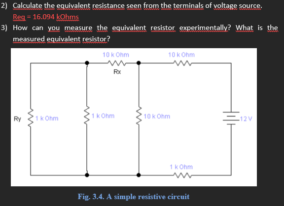 Solved Calculate the equivalent resistance seen from the | Chegg.com