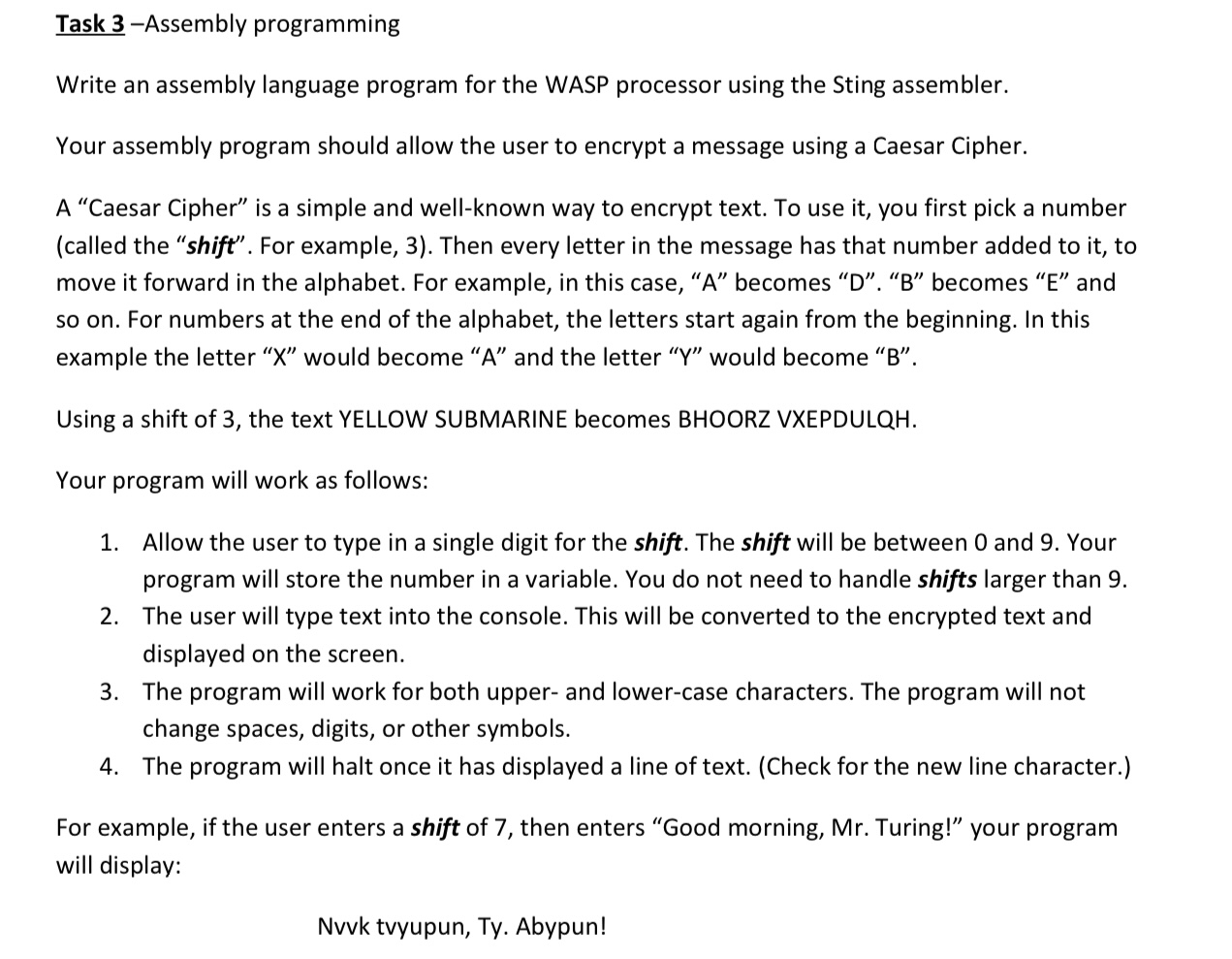 Solved Task 3-Assembly programmingWrite an assembly language | Chegg.com Solved Task 3-Assembly programmingWrite an assembly language | Chegg.com