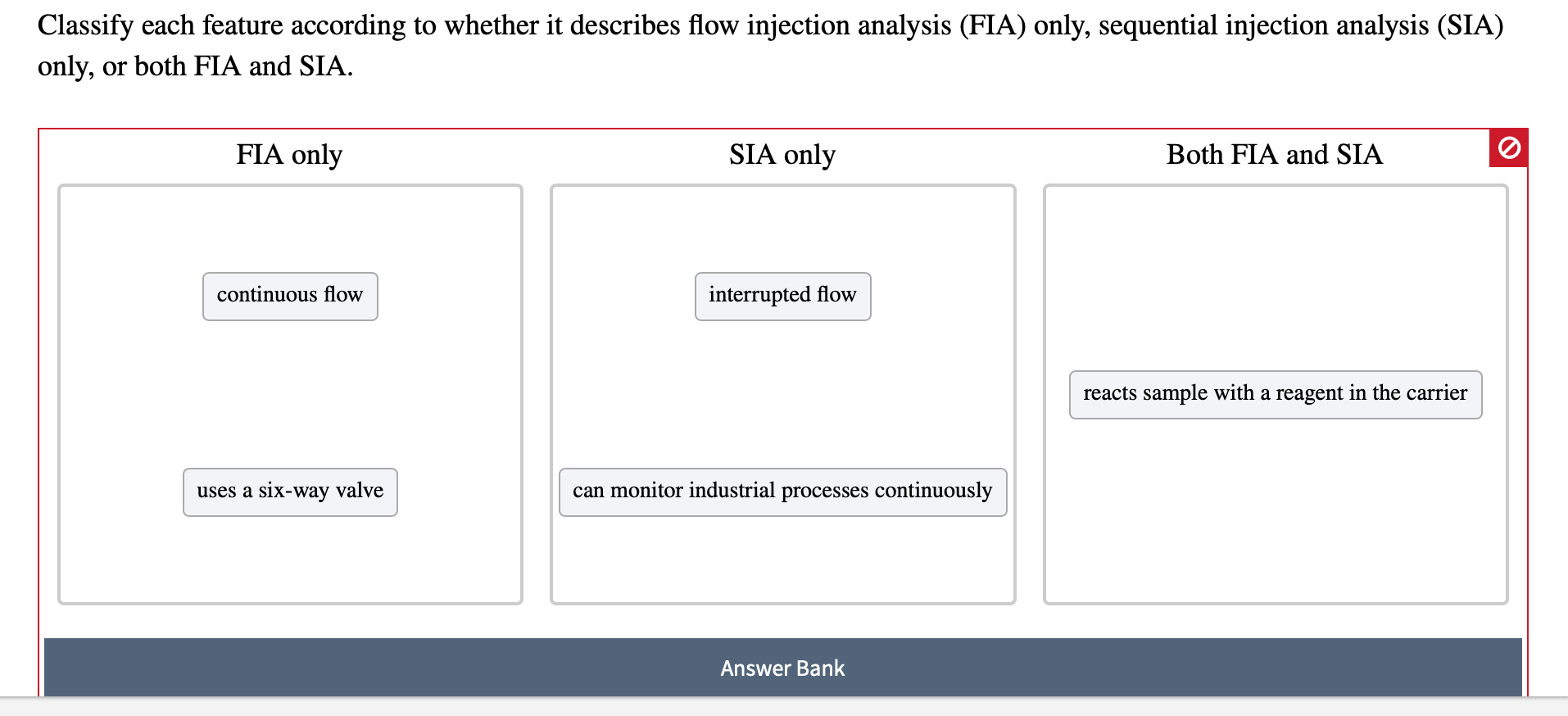 Classify each feature according to whether it | Chegg.com