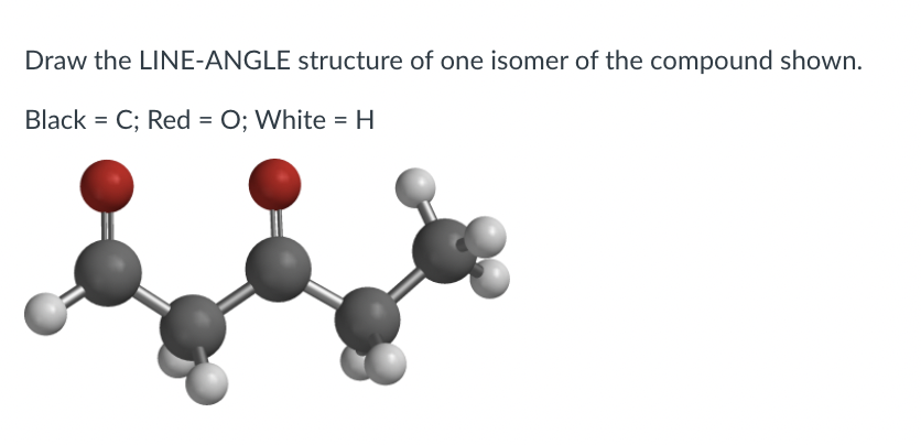 Solved Draw the LINE-ANGLE structure of one isomer of the | Chegg.com