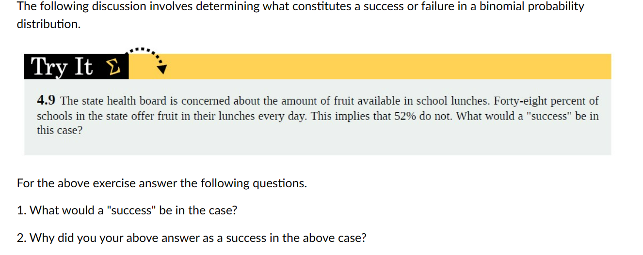 Solved The following discussion involves determining what | Chegg.com