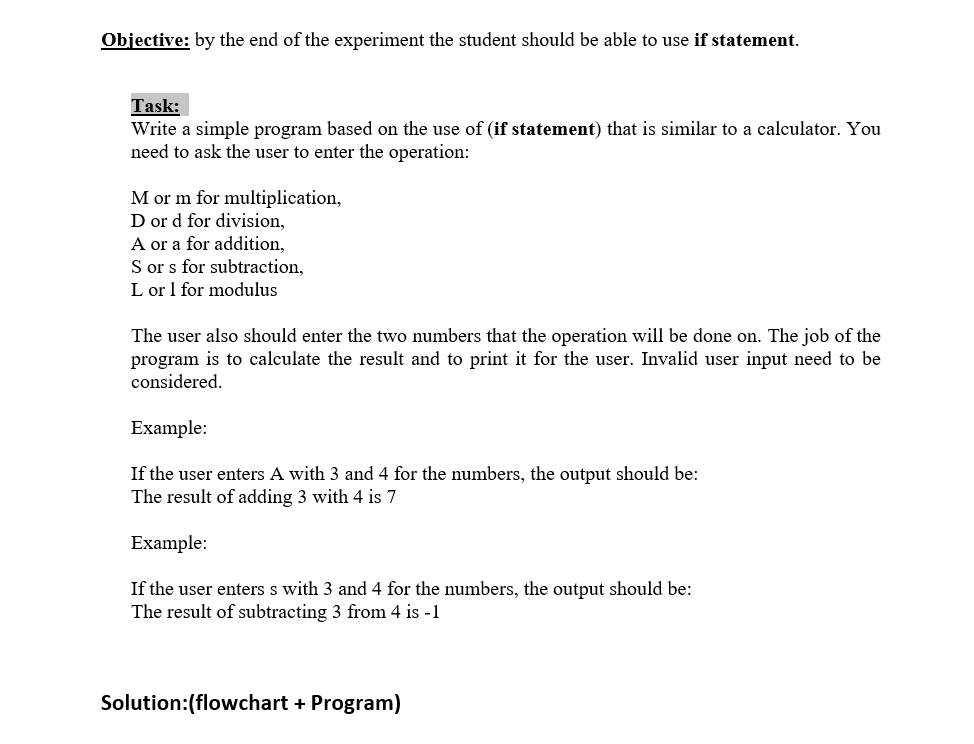 Solved Objective: by the end of the experiment the student | Chegg.com