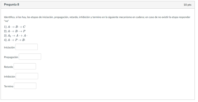 Solved Identify, if any, the initiation, propagation, | Chegg.com