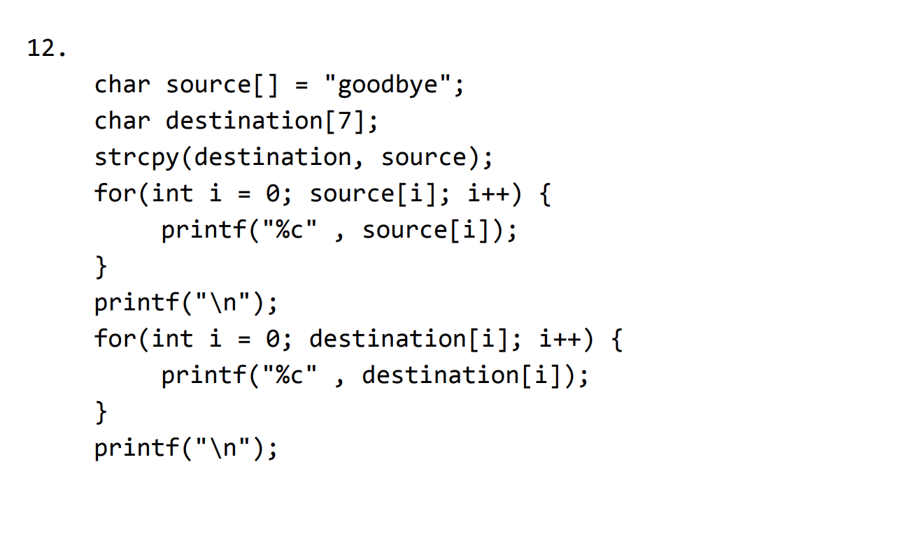 Solved Trace through the code fragments and explain what is | Chegg.com