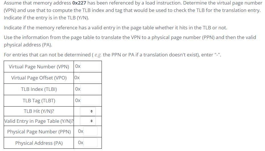 Solved Assume the following: • The memory is byte | Chegg.com