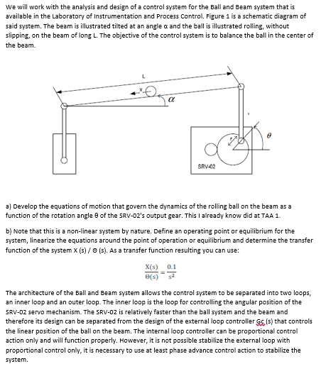 Solved We will work with the analysis and design of a | Chegg.com