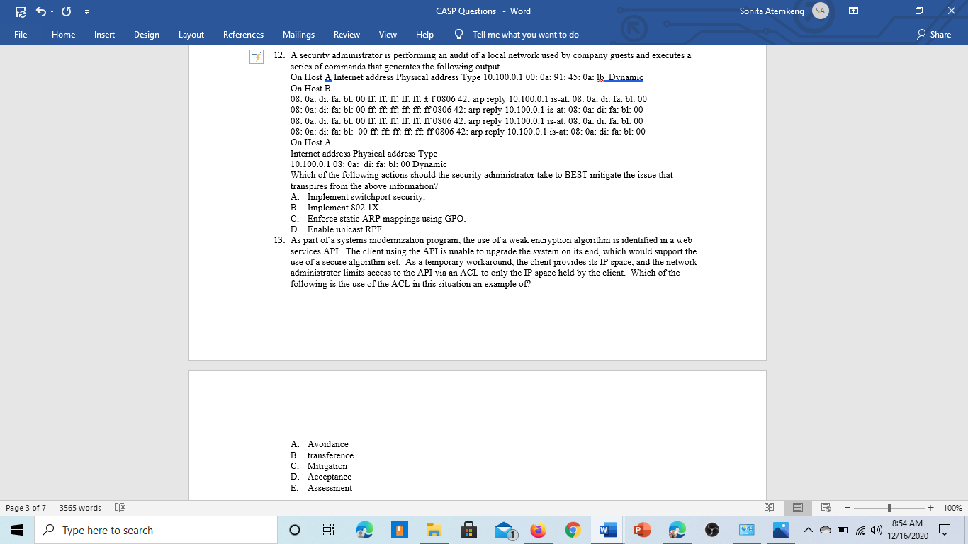 Please answer the following questions for CASP | Chegg.com
