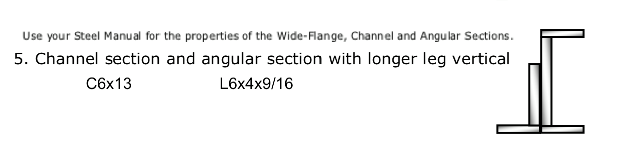 Solved Use your Steel Manual for the properties of the | Chegg.com
