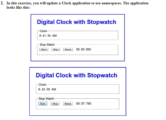 Solved Review the clock and stopwatch libraries and note | Chegg.com