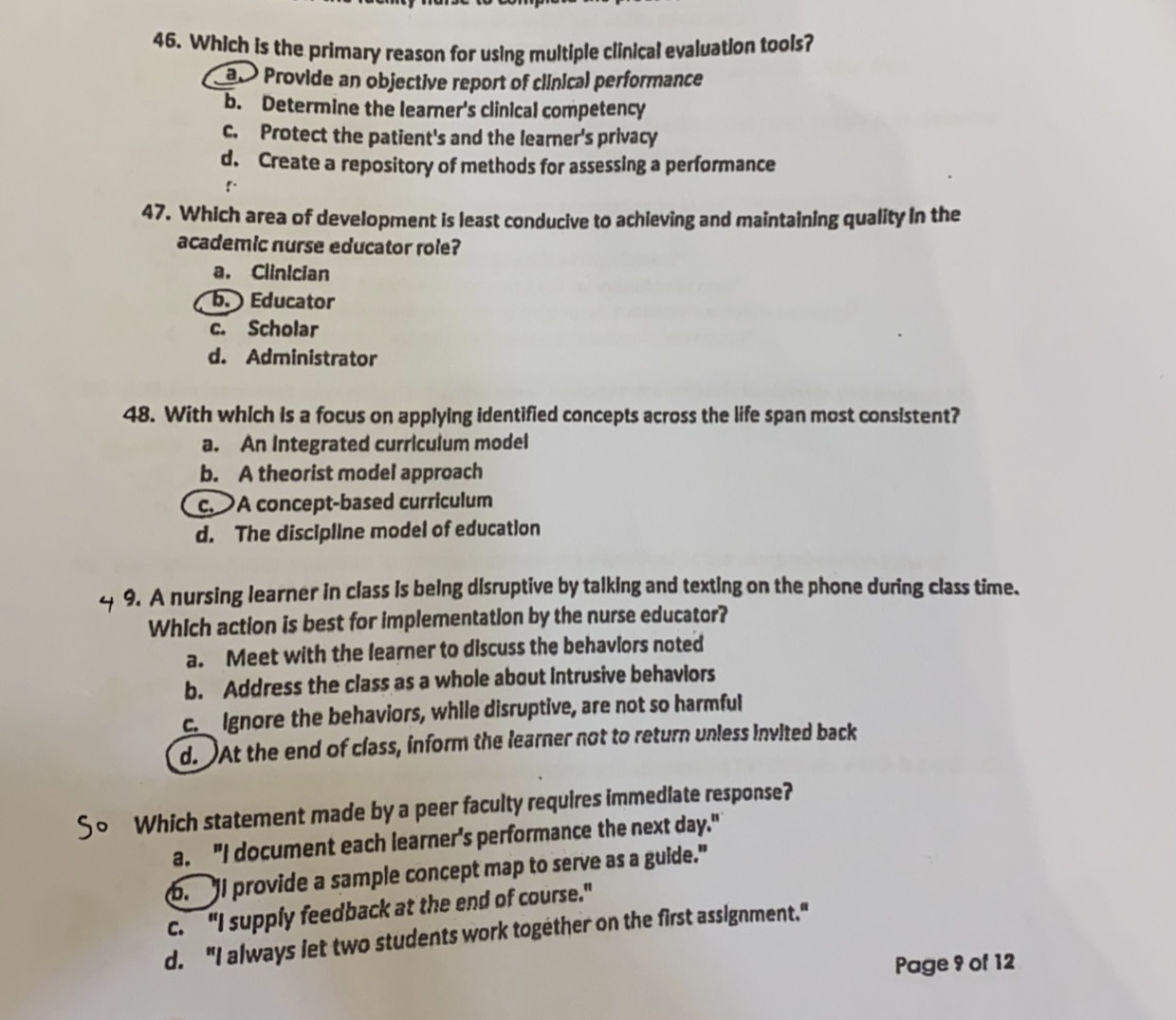 Solved 46. Which is the primary reason for using multiple | Chegg.com
