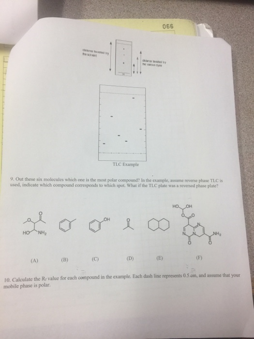 Solved Gas Chromatography and Thin-Layer Chromatography | Chegg.com
