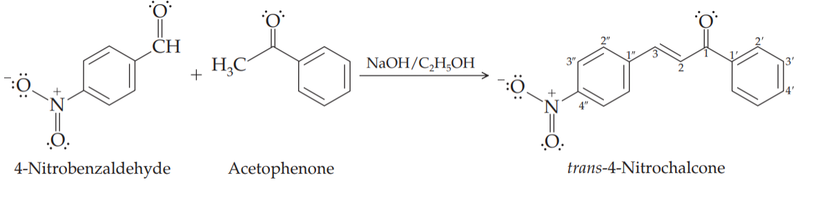 Solved Br Br/CHC12 Br trans-4-Nitrochalcone | Chegg.com
