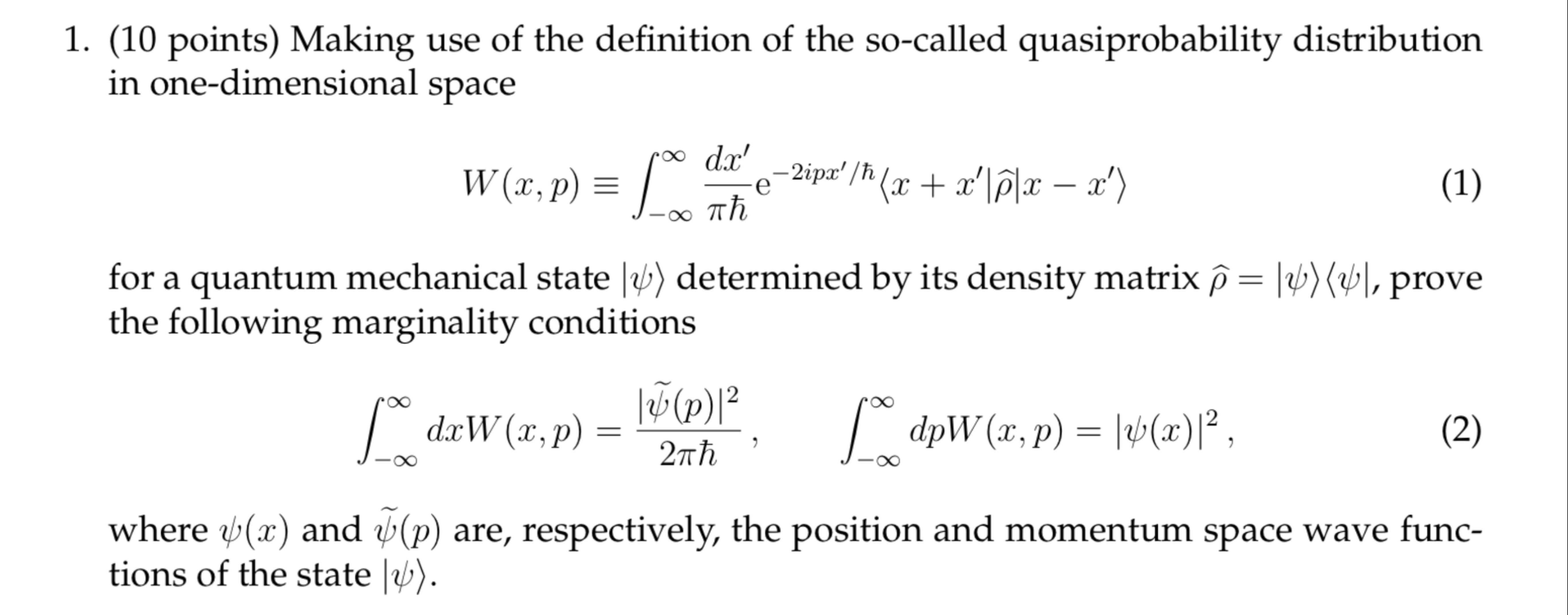 Solved (10 ﻿points) ﻿Making use of the definition of the | Chegg.com