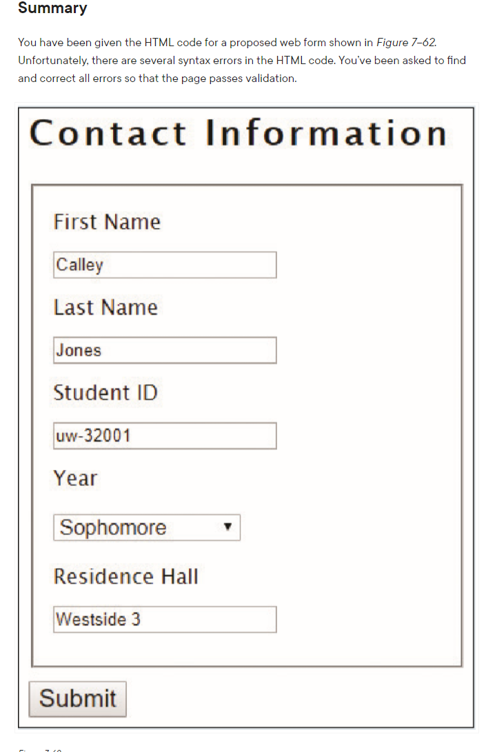 Solved You have been given the HTML code for a proposed web | Chegg.com