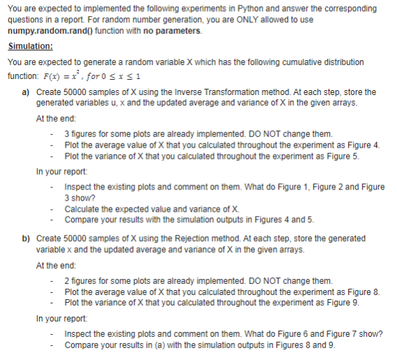 You are expected to implemented the following | Chegg.com
