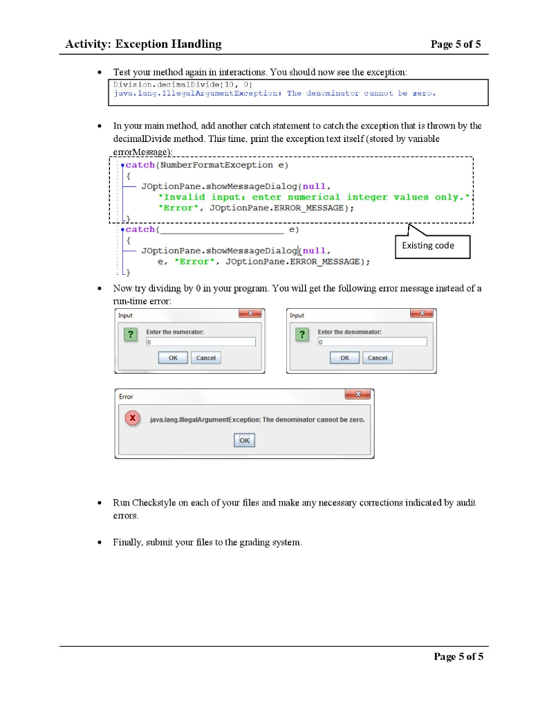 Solved I need help with this JAVA activity. I am not | Chegg.com