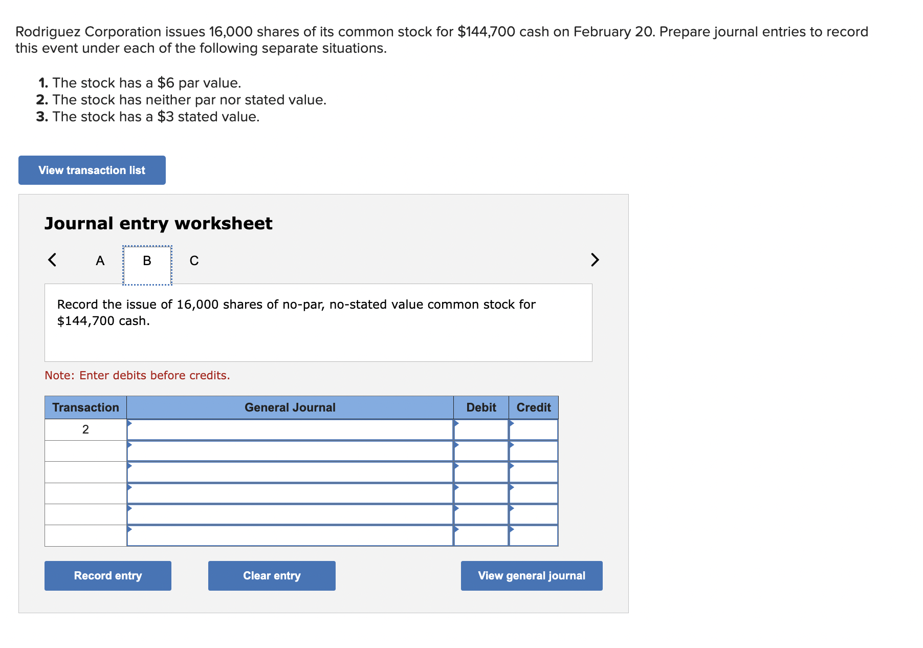Solved Exercise 11-3 (Algo) Accounting for par, stated, and | Chegg.com