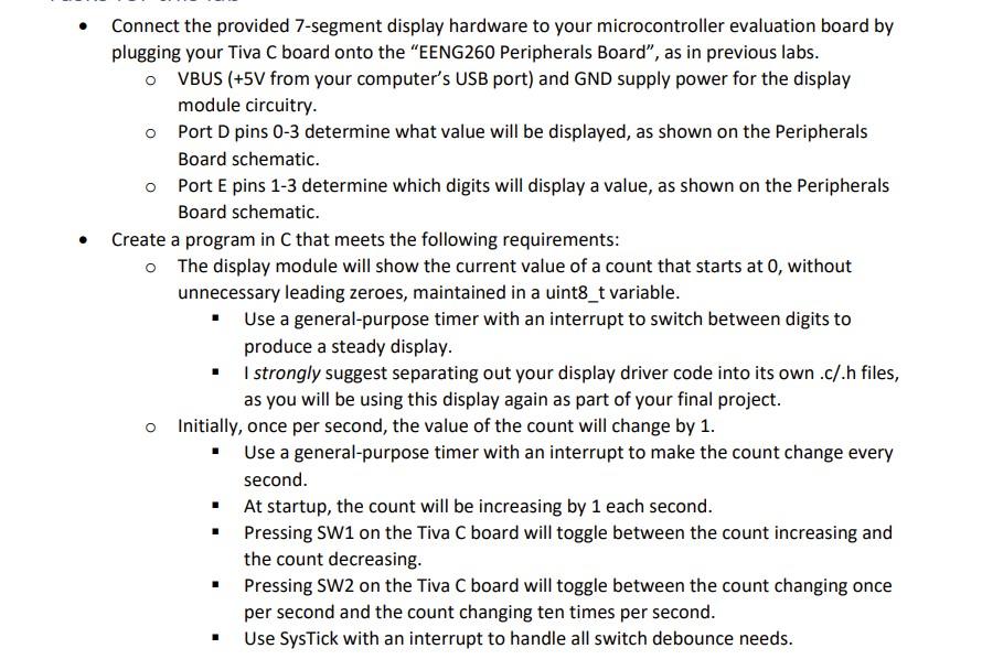 Solved Build a 3-digit decimal display up/down timer | Chegg.com