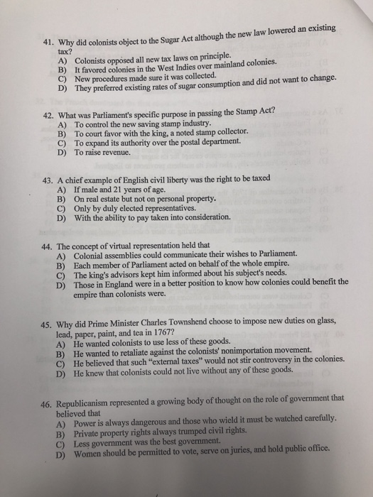 19. Enlightenment thinker 20. The great | Chegg.com