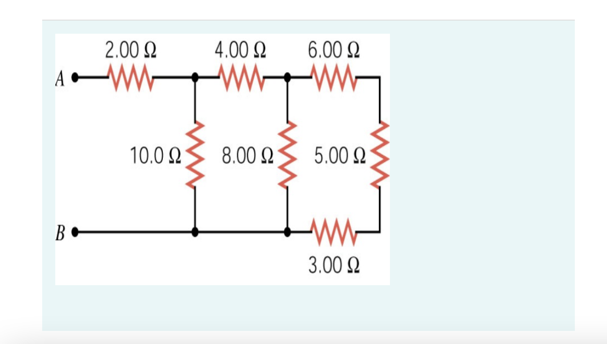 Solved Find the equivalent resistance of the network of | Chegg.com