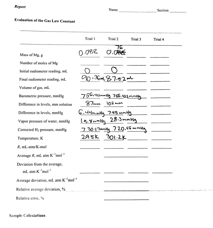 Please help me fill out the rest of this table for | Chegg.com